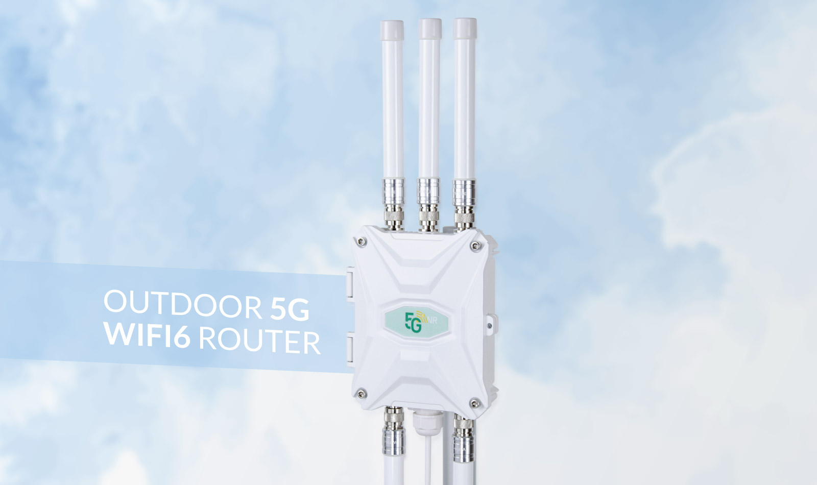Outdoor 5G Modem WiFi6 Waterproof Mobile Internet Gateway