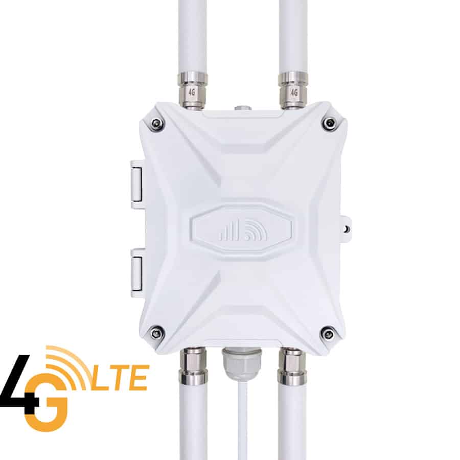 Outdoor 4G Router Rugged LTE Modem with External Antenna